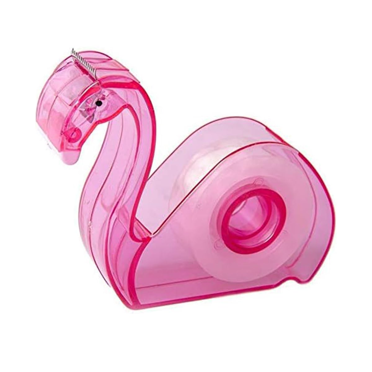 Amazon.com : Hibucuo Cute Tape Dispenser Desktop, Cartoon Flamingos ...