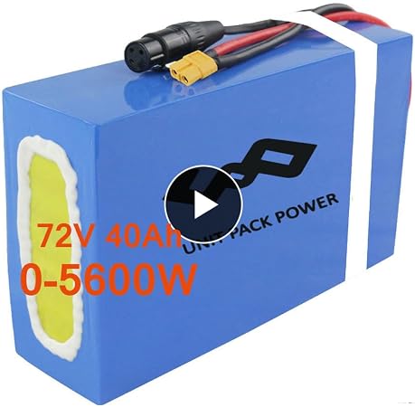 Amazon.com: Unit Pack Power 72V 5000W Lithium Ion Battery for Ebike ...