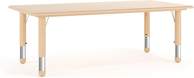 Amazon.com: Flash Furniture Wren Adjustable Classroom Activity Table ...