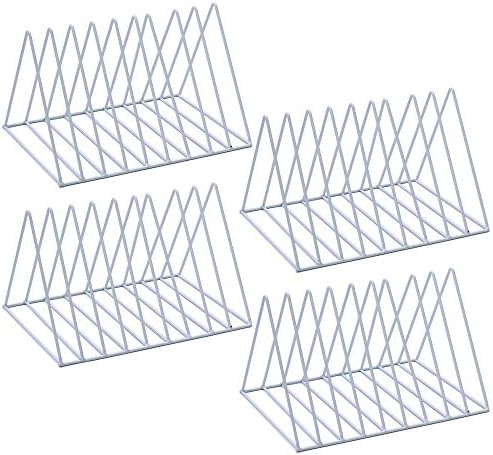 Amazon.com : XINFULL 4 Pack Triangle File Storage Holder Racks Iron ...