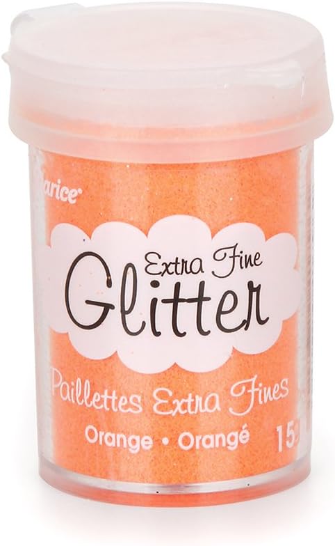 Amazon.com: Darice Extra Fine Glitter - Orange - 15 Grams