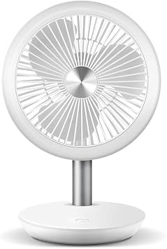 Amazon.com: Soleus Air Portable Table Fan, 7" Small Desk Fan, 4000mah ...