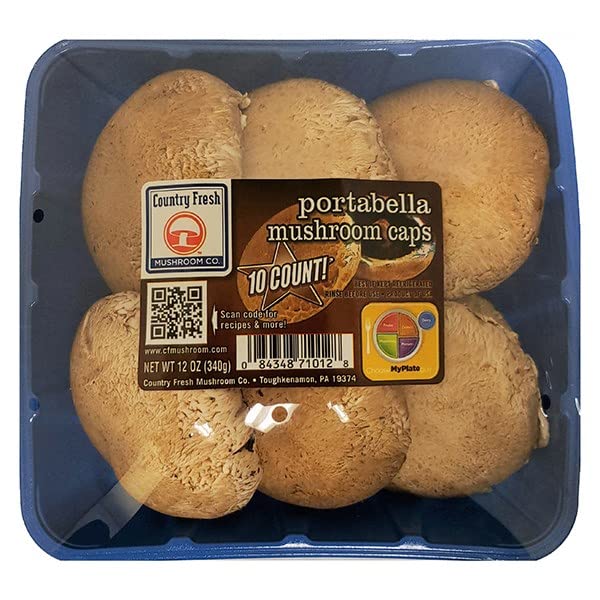 Amazon.com: Country Fresh, Mushroom Portabella Caps, 12 Ounce : Grocery ...