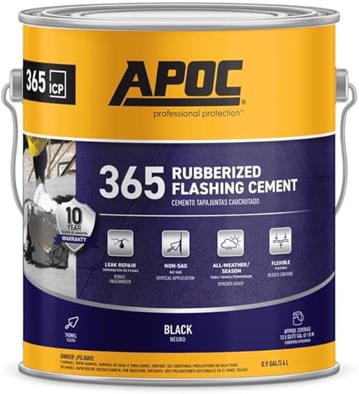 Amazon.com: APOC 365 Eterna-Flash All Weather Rubberized Flashing ...