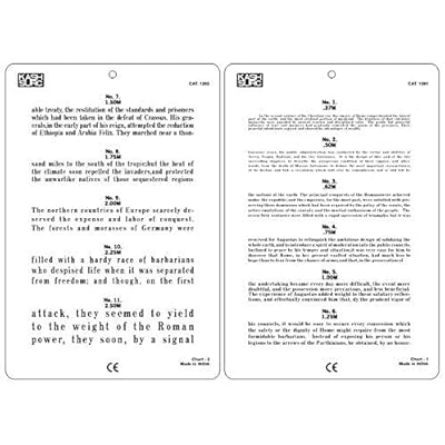 Jaeger Eye Chart, Malapit sa Pagsubok sa Pagsubok sa Philippines | Ubuy