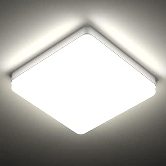 EAUSO LED Ceiling Light, 36W Daylight White Ceiling Lamp 6500K, 4350LM ...