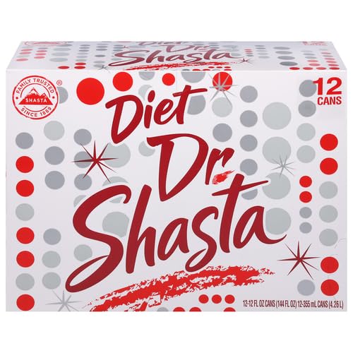 Shasta Zero Sugar Dr. Shasta | 12-Pack of 12oz Cans | Spicy Cherry Cola ...