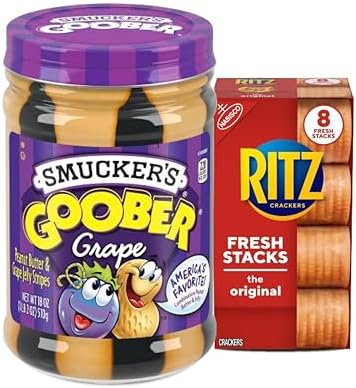 Amazon.com : Smucker's Goober Peanut Butter and Strawberry Jelly ...