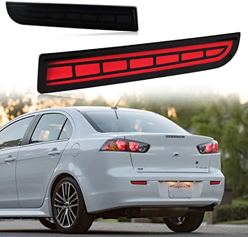 Amazon.com: PGTOPONE DRL Red LED Rear Fog Light Reflector,Function as ...