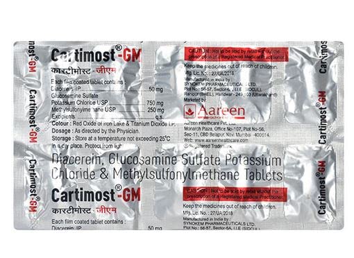 Cartimost Gm - Strip of 10 Tablets : Amazon.in: Health & Personal Care