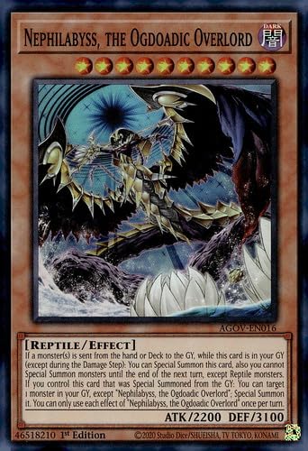 Amazon.com: Nephilabyss, The Ogdoadic Overlord - AGOV-EN016 - Super ...