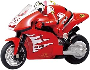 Amazon.com: 8012 RC Stunt Motorcycle for Adults, Mini Electric Jumping ...