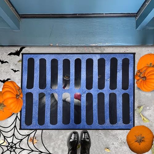 AOMAIGAD Halloween Doormat, 40 x 60 cm, Funny Horror Doormat, 3D Scary ...