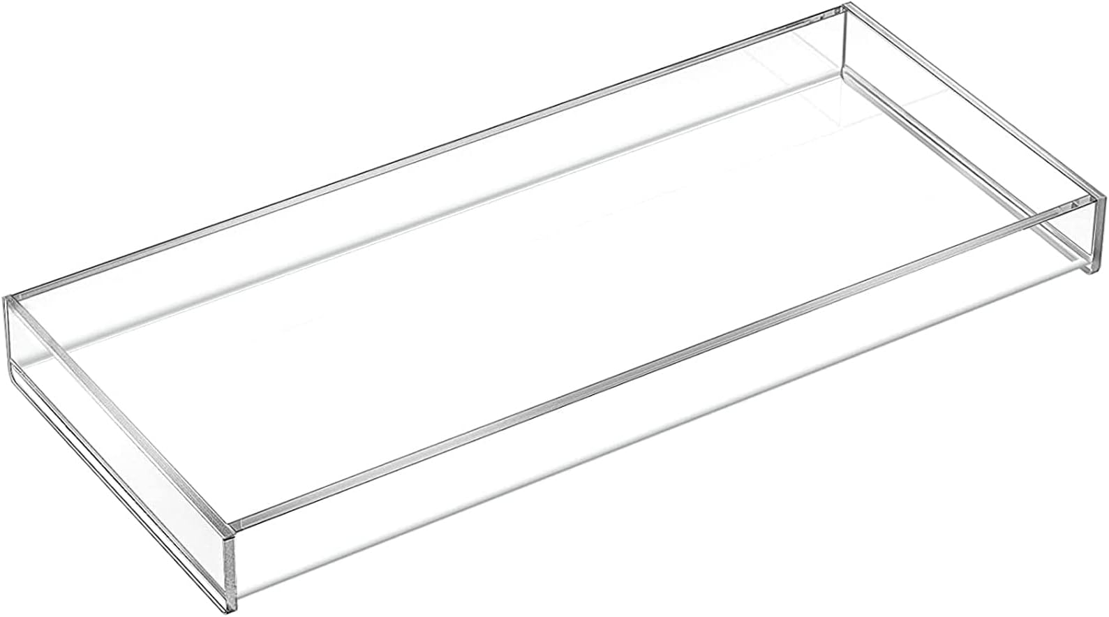 Amazon.com: Acrylic Tray Organizer - Clear Minimalist Catchall Holder ...