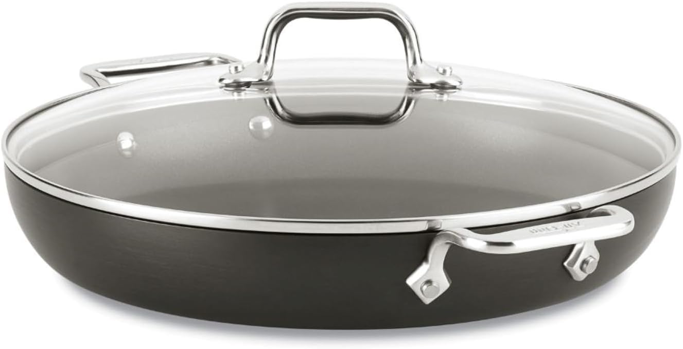 Amazon.com: Calphalon Contemporary Nonstick 12" Everyday Pan: Calaphon ...