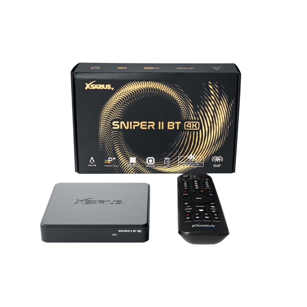 Xsarius Sniper 2 Bluetooth 4K - UHD Linux Mediastreamer : Amazon.fr ...