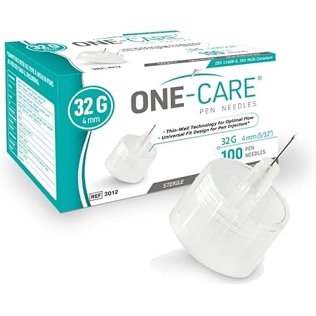 Amazon.com: Easy Comfort Pen Needles 32G (4 mm) (300) : Health & Household