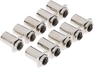 Amazon.com: 10x Swivel Nuts for Tom Lug Drum | Metal Thread Swivel Nuts ...
