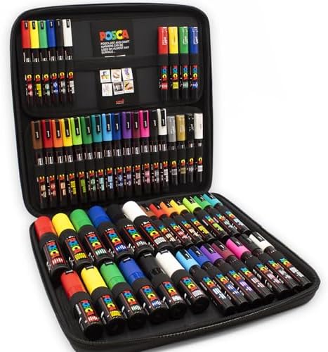 Posca Water Based Permanent Marker Paint Pen - PC-1MR / PC-1M /PC-3M ...