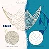Amazon.com: SAYAYA 3 PCS Natural Fish Net Nautical Themed Cotton ...