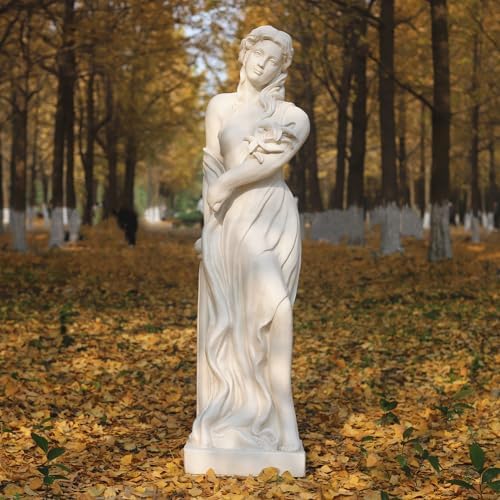 Amazon.com: GENUINQ Outdoor Garden Nymph Statue 51 Inch Large Magnesium ...