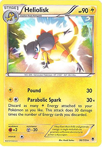 Pokemon Heliolisk Card