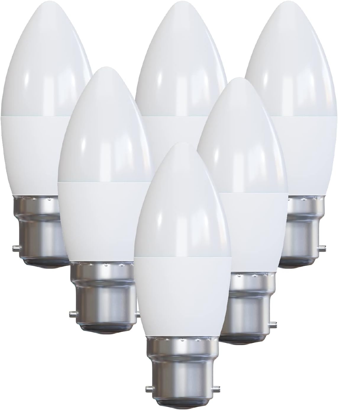 B22 Bayonet Cap Fitting LED Light Bulb 7W 60 Watt Equivalent, Energy ...