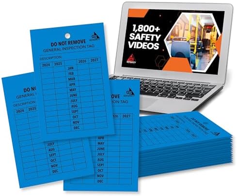 Amazon.com: Tags 4 Less Waterproof Backflow Preventer Inspection Record ...