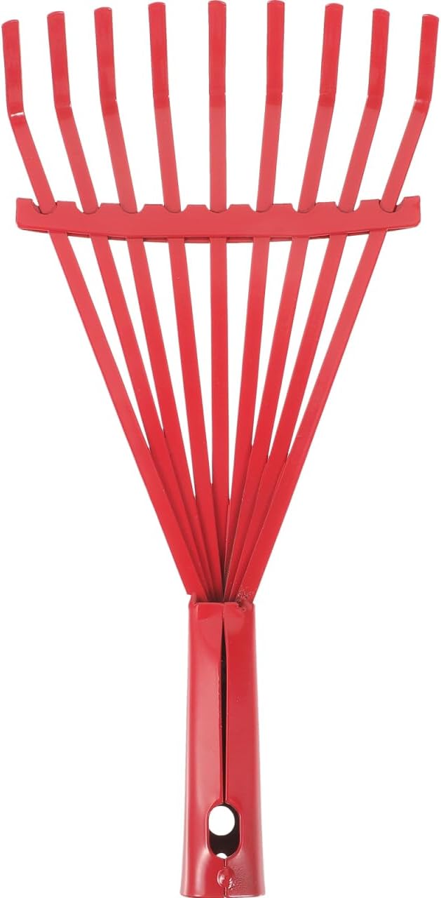 Amazon.com : Lawn Leveling Rake Leaf Rake Head Replacement 9 Teeth ...