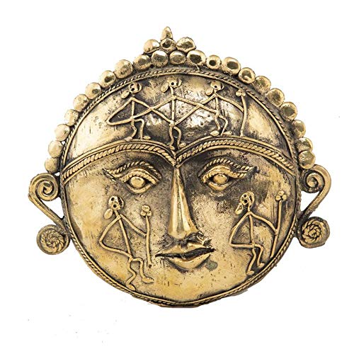 Buy Handcrafted Dokra Art- Mask of Durga Online at Low Prices in India ...