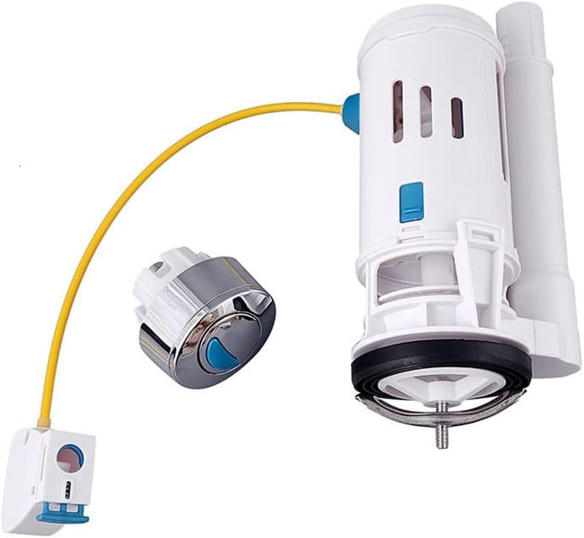 Entgoinggo Toilet Dual Flush Valve with Push Button, Toilet Flush ...