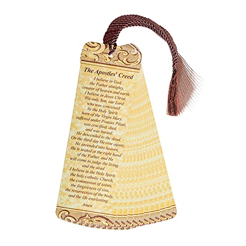 Snapklik.com : The Apostles Creed Watercolor Gold Tone Cardstock Tassel ...