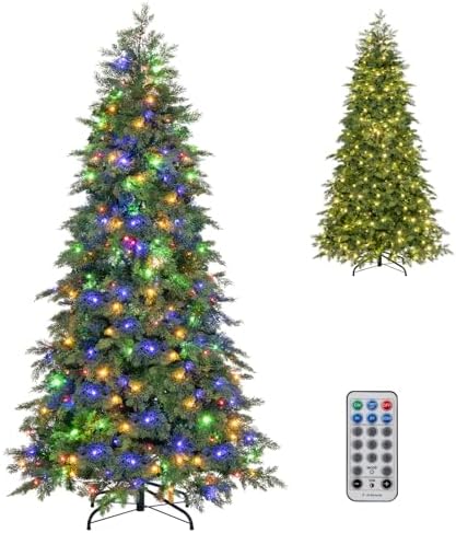 Amazon.com: Alupssuc 6ft Prelit Artificial Hinged Pencil Christmas Tree ...