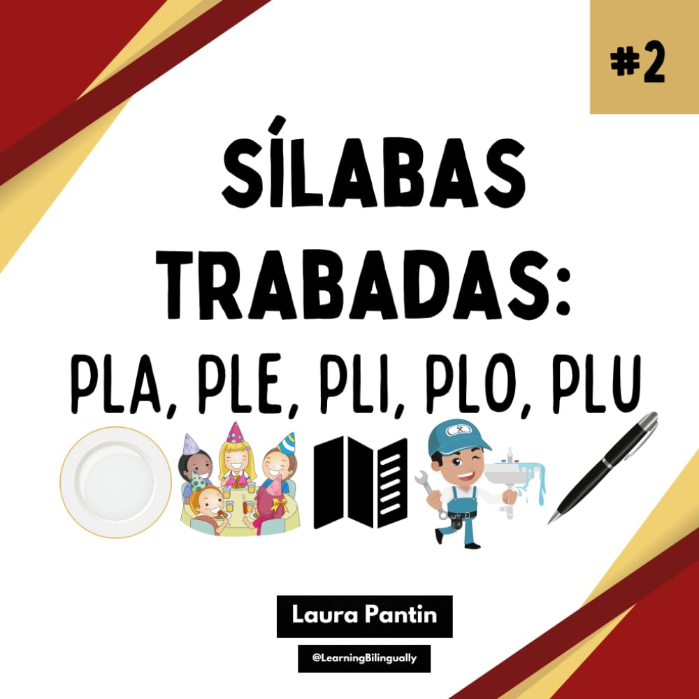 Sílabas trabadas: pla, ple, pli, plo, plu (Spanish Edition) by Pantin ...