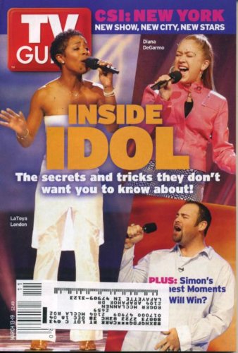 TV Guide March 13, 2004 Inside American Idol, CSI: New York ...