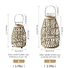 Amazon.com: BOOMLATU Bamboo Woven Handmade Decorative Candle Lantern ...