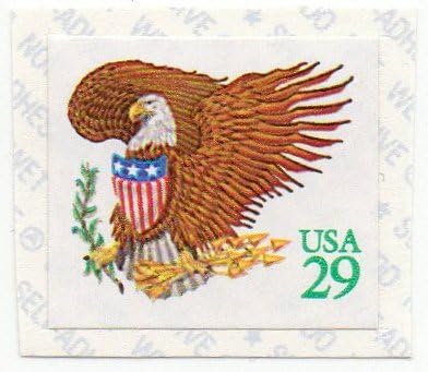 Amazon.com: USA Postage Stamp Single 1992(Green) Eagle And Shield Self ...