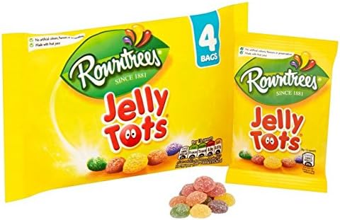 Amazon.com : Rowntree's Jelly Tots Multipack 4 x 28g : Grocery ...
