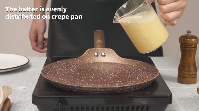 Nonstick Crepe Pan 11" Stainless Steel Crepe Pan With Honeycomb ...
