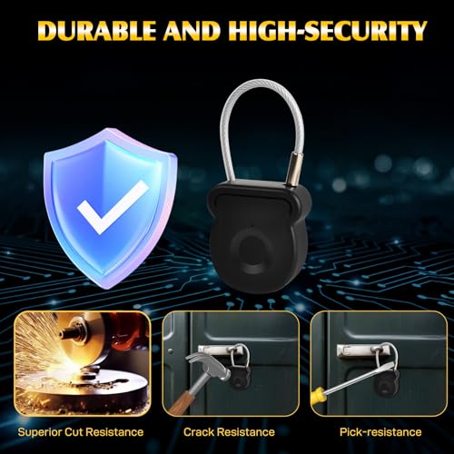 Fingerprint Padlock, Smart Padlock, Locker Combination Lock, USB ...