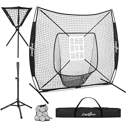 Snapklik.com : 7x 7 Baseball Backstop Softball Practice Net For Hitting ...