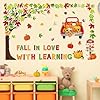 Amazon.com: 89pcs Fall in Love with Learning Bulletin Board Decorations ...