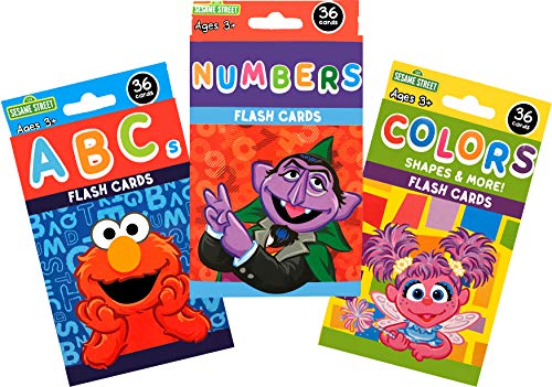 Buy Sesame Street Early Learning Flash Card Bundle (Flash Cards - Set ...