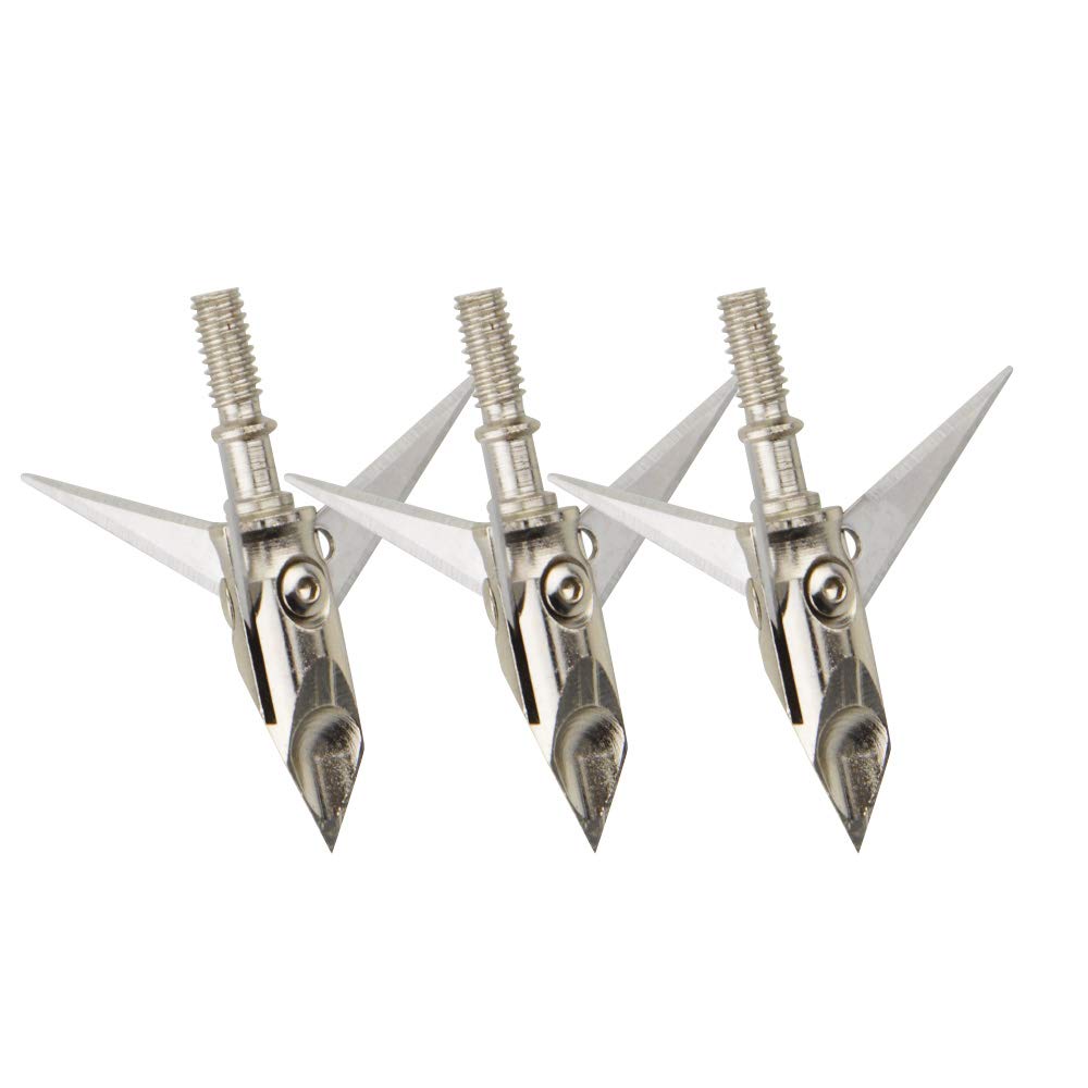 Rage Wild Hunting Arrow Tips 100 Grains Fixed Blade Arrow Broadheads ...