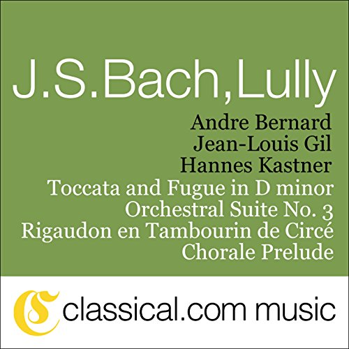 Amazon.com: Johann Sebastian Bach, Toccata And Fugue In D Minor, BWV ...