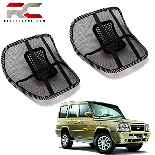 RIDERSCART Car Back Rest, Pain Relief Lower Back Support Ergonomic ...