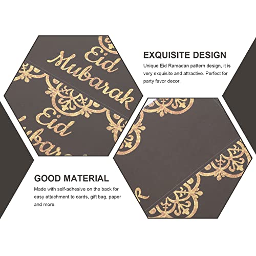 Eid Mubarak Water Bottle Sticker: Islam Muslim Ramadan Labels ...