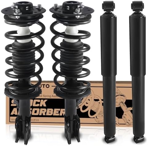 Amazon.com: KUIPERAUTO Front + Rear Strut Shocks Assembly Compatible ...