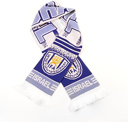 Amazon.com : Israel National Soccer Team - Premium Fan Scarf : Sports ...