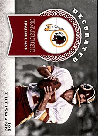Amazon.com: 2017 Panini Decorated #17 Joe Theismann : Collectibles ...